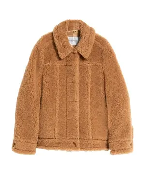 Max Mara Teddy Faux-shearling Jacket - Camel