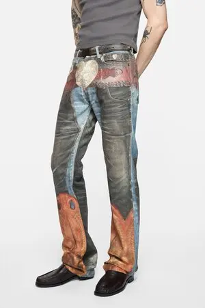 Acne Studios Trompe L'oeil Straight-leg Jeans