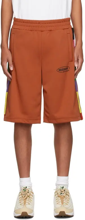Palm Angels X Missoni Side Stripe Track Shorts