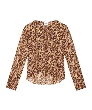 Isabel Marant Étoile Daytonea Printed Ruched Blouse