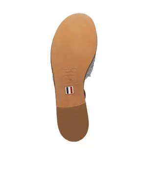 Thom Browne Tweed Slip-on Sandals - Medium Gray