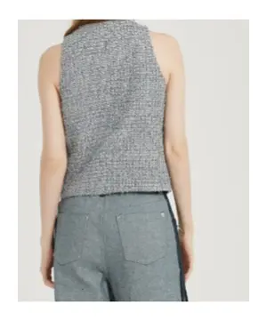Marissa Chiara V-neck Sleeveless Vest