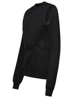 Sportmax Cut-out Crewneck Jumper