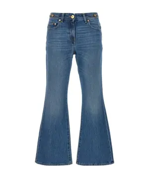 Versace Medusa Logo Flared Jeans