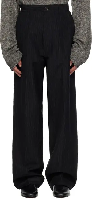 MAISON MARGIELA Pinstriped Tailored Trousers