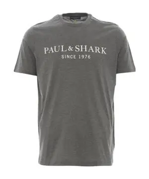 PAUL  SHARK Logo Details T-shirt