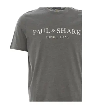 PAUL  SHARK Logo Details T-shirt