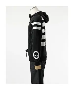 HYDROGEN Logo Casual Zip-up Hoodie