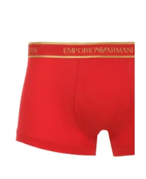 Emporio Armani Logo Detail Panties - Red