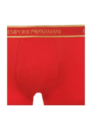Emporio Armani Logo Detail Panties - Red