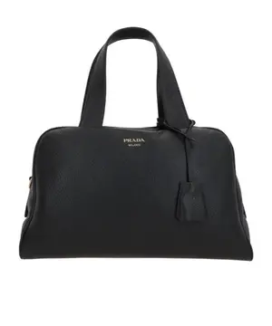 Prada Large Leather Top-handle Bag