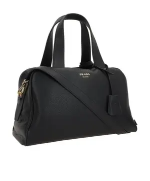 Prada Large Leather Top-handle Bag
