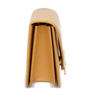 FERRAGAMO Fiamma Asymmetric Crossbody Bag - Brown