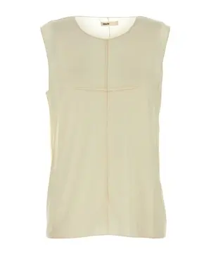 Khaite Sleeveless Crew Neck Top - No