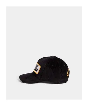 Dsquared2 Embroidered Baseball Cap - Black