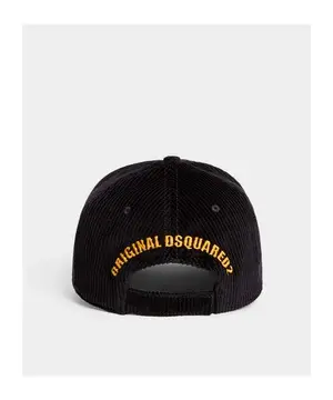 Dsquared2 Embroidered Baseball Cap - Black