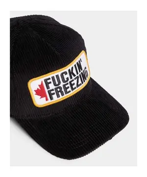 Dsquared2 Embroidered Baseball Cap - Black