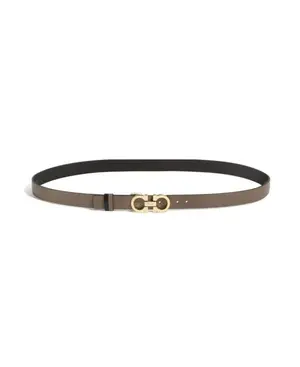 FERRAGAMO Gancini Belt - Black