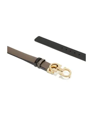FERRAGAMO Gancini Belt - Black