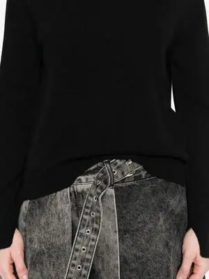 TWINSET Round Neck Cashmere-wool Sweater