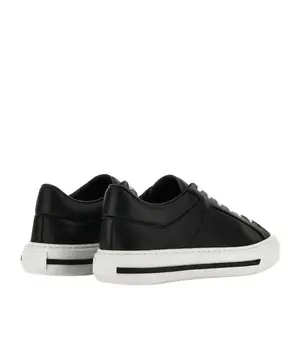Hogan Rebel Lace-up Sneakers With Colorblock Detail - Black