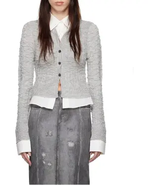 Acne Studios Layered V-neck Cardigan
