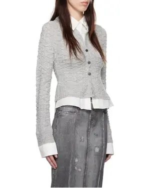 Acne Studios Layered V-neck Cardigan