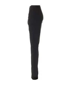 Rick Owens Pleated Asymmetrical Skirt - Black