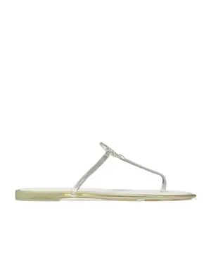 Tory Burch Mini Miller Jelly Thong Sandals - Transparent/silver