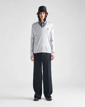 Prada Wide-leg Tailored Trousers