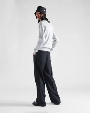 Prada Wide-leg Tailored Trousers