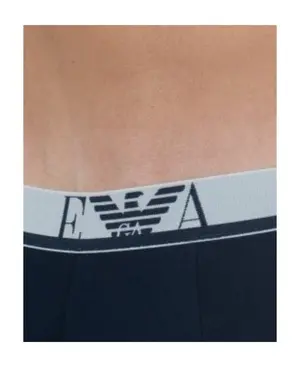 Emporio Armani Logo Logo Boxers - Black
