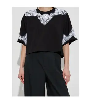 Dolce & Gabbana Lace Trimmed T-shirt