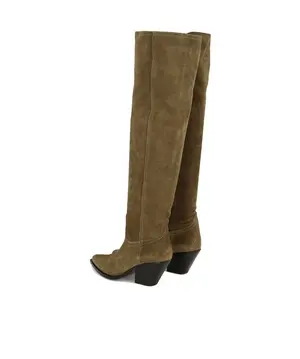 SONORA 70mm Suede Pointed Toe Boots