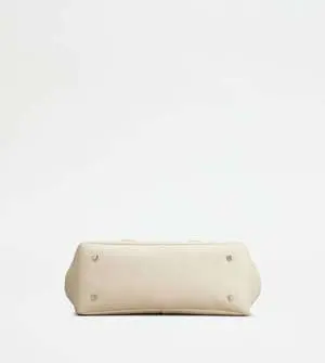 TOD'S Di Logo Patch Tote Bag - Nude