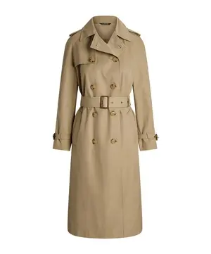 Ralph Lauren Double Breasted Belted Trench Coat