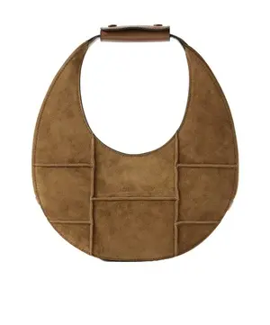 Staud Moon Top Handle Bag - Tan