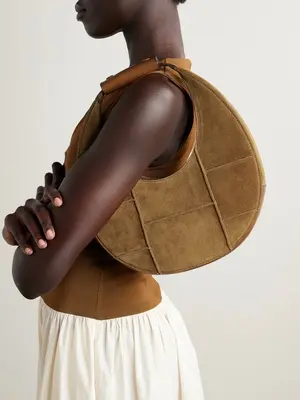 Staud Moon Top Handle Bag - Tan