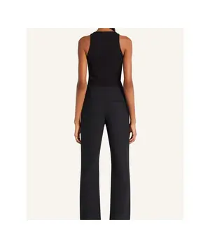 COURREGES 90's Rib Tank Top With Buckle Detail