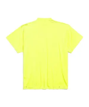 Balenciaga 3b Liquefied Oversized T-shirt - Lucifer Yellow