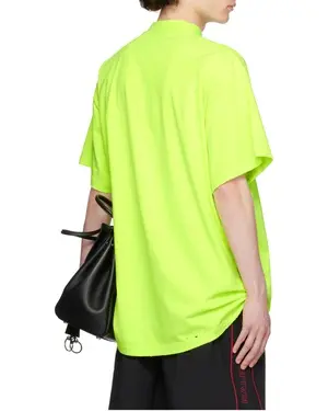 Balenciaga 3b Liquefied Oversized T-shirt - Lucifer Yellow