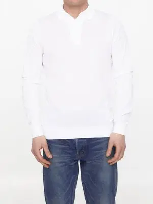 John Smedley Bradwell Long-sleeve Polo Shirt