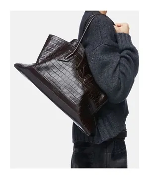 Attico La Passeggiata Medium Tote Bag - Brown