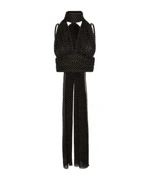 Dolce & Gabbana Polka Dot Chiffon Top