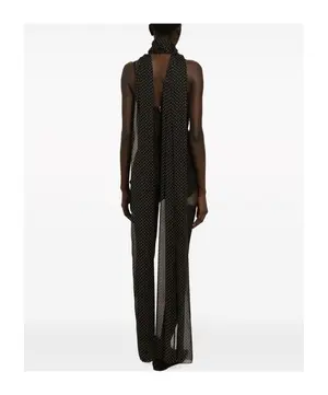 Dolce & Gabbana Polka Dot Chiffon Top