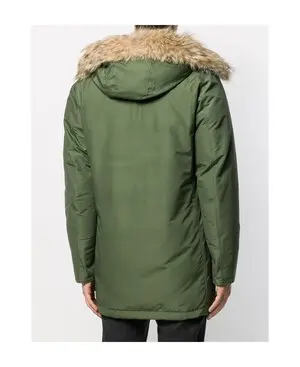 Woolrich Hooded Down Jacket - Green