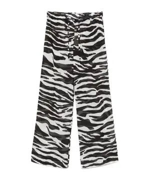 Women's Black White Camo Pants