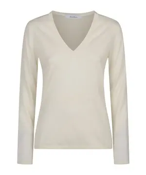 Max Mara V-neck Long-sleeve Top - No