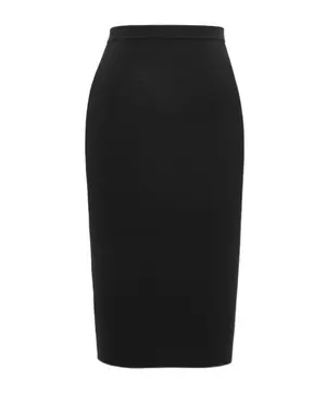 Saint Laurent High Waisted Pencil Skirt
