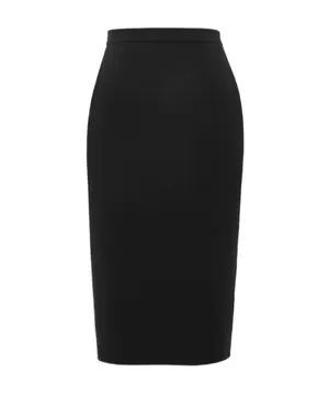 Saint Laurent High Waisted Pencil Skirt